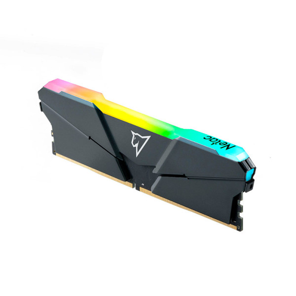 RAM DDR4 16GB 3200MHz Netac Shadow RGB C16 Grey NTSRD4P32SP-16E